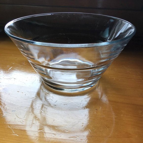 Source Unknown | Dining | Clear Glass Bowl Graduated In Size Horizontal ...